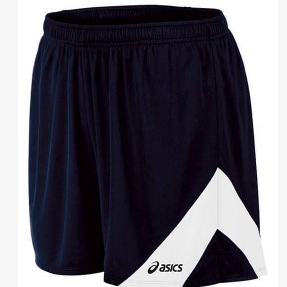Asics | Shorts | Asics Navy And White Mens Breakthrough Shorts Fully ...